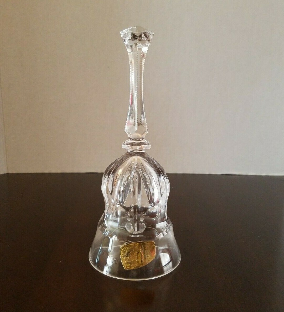 Vintage Genuine Lead Crystal Bell Over 24% PbD Made In Western Germany ...