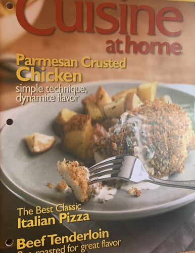Cuisine At Home Sample Issue 2003 Parmesan Crusted Chicken Italian ...
