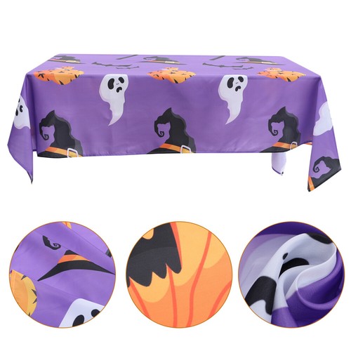 Nappe Citrouille Violette Décoration De Table À Manger Ménage Nappes | eBay