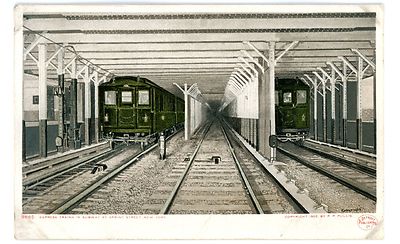 New York City NYC -SPRING STREET SUBWAY STATION- Postcard Express ...
