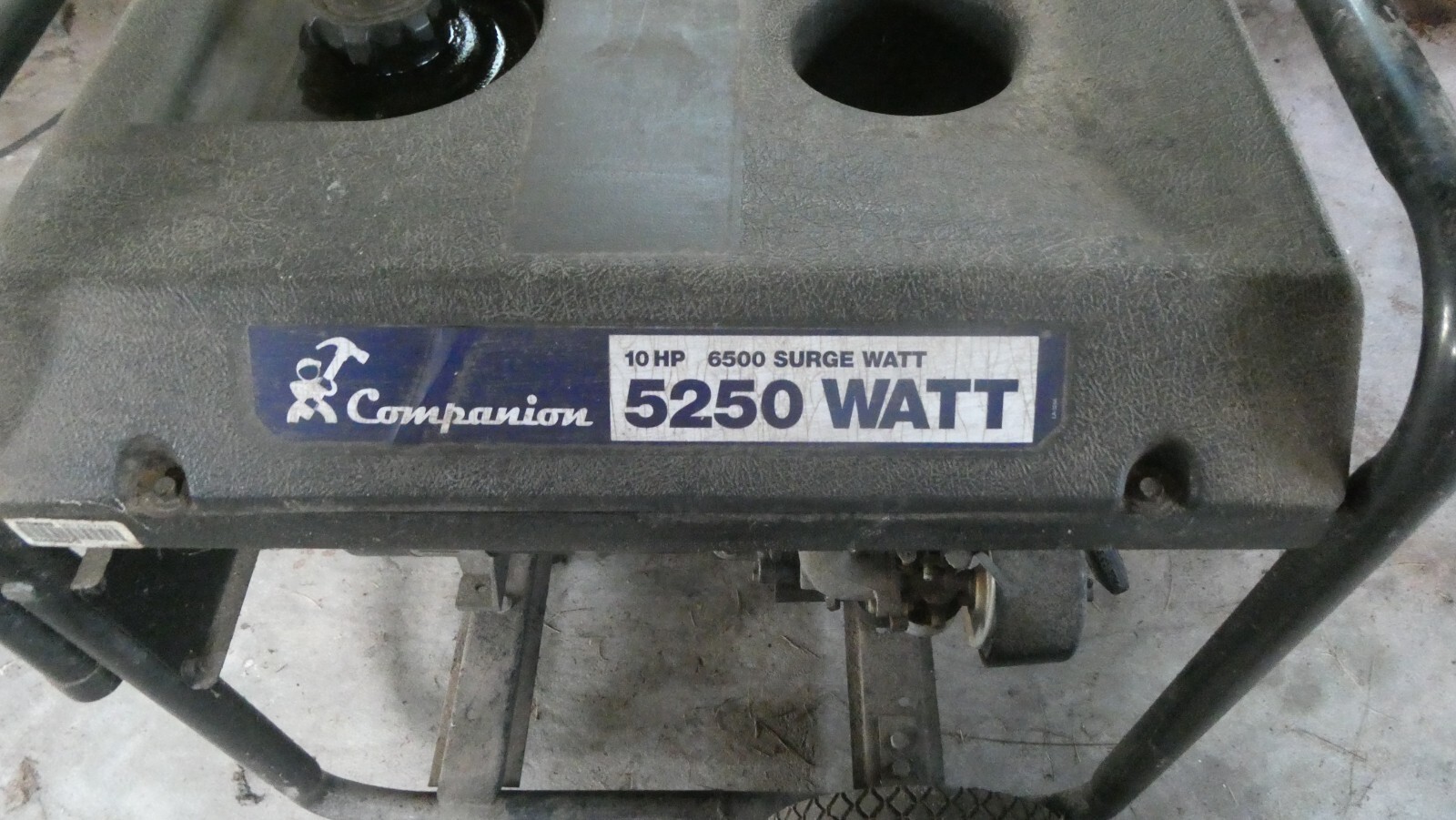 PORTABLE GENERATOR COMPANION 5250 WATTS 10HP 6600 SURGE WATTS | eBay