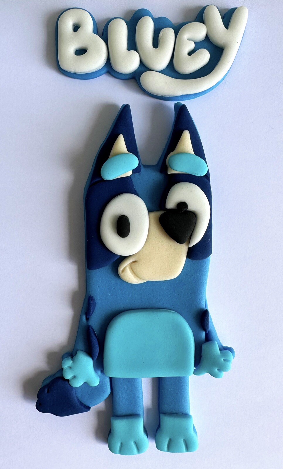 Edible Fondant Bluey and Bingo Cake Topper Fondant Sugar Paste ...