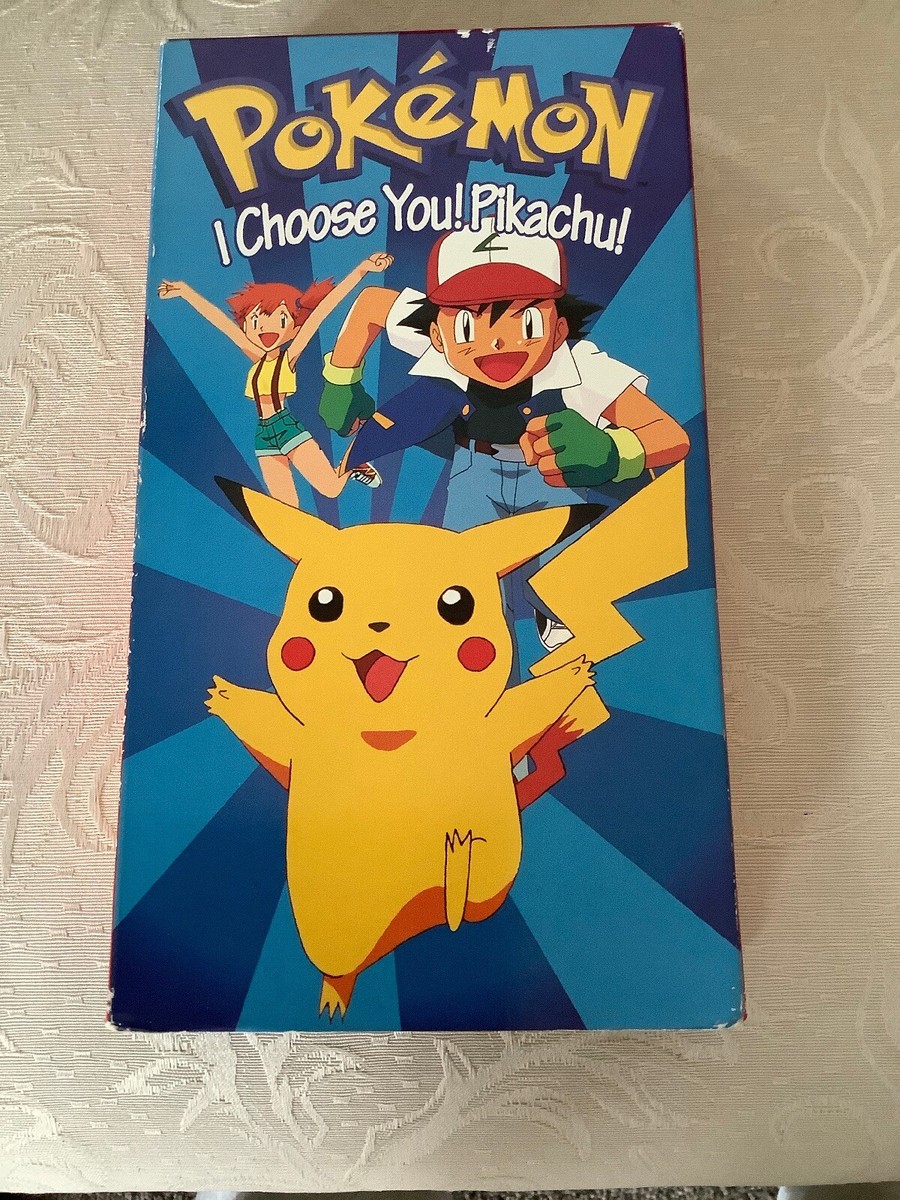 Pokemon I Choose You Pikachu Vhs