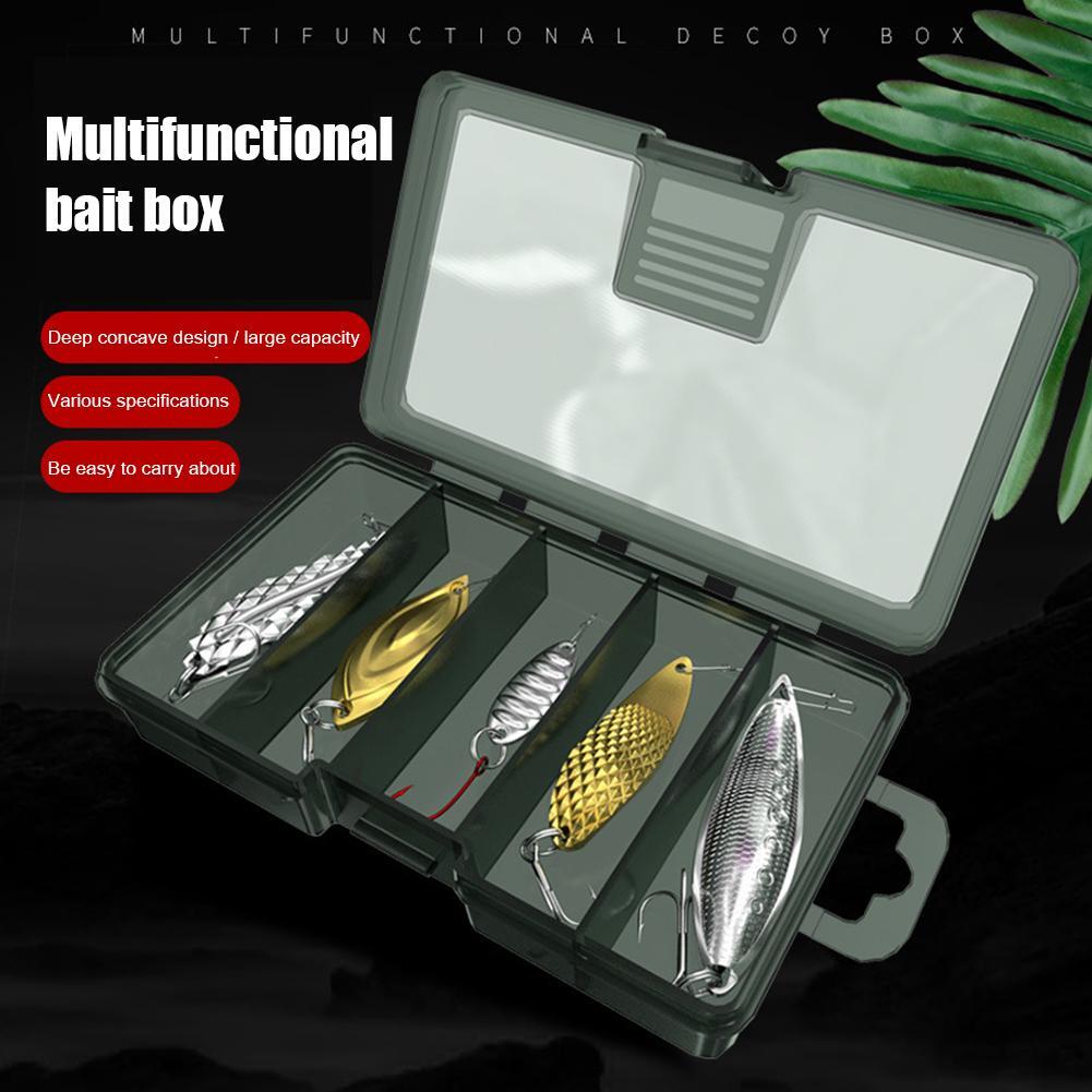 Fishing Hooks Lures Bait Storage Box Fishing Tackle Container Case (M ...