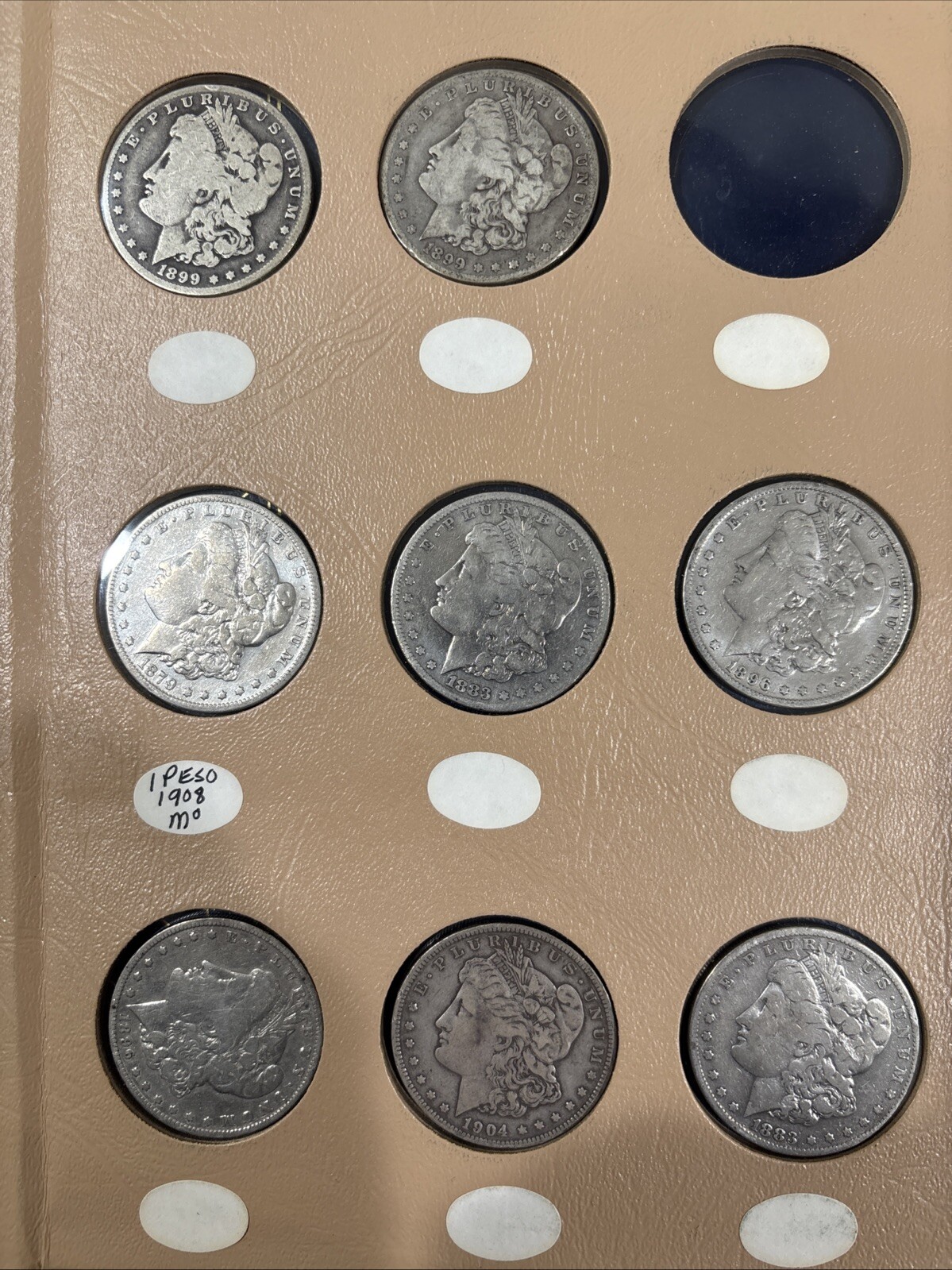 8 Morgans, .90 Silver Circulated $1 Dollar LOT AG-XF Grades | eBay