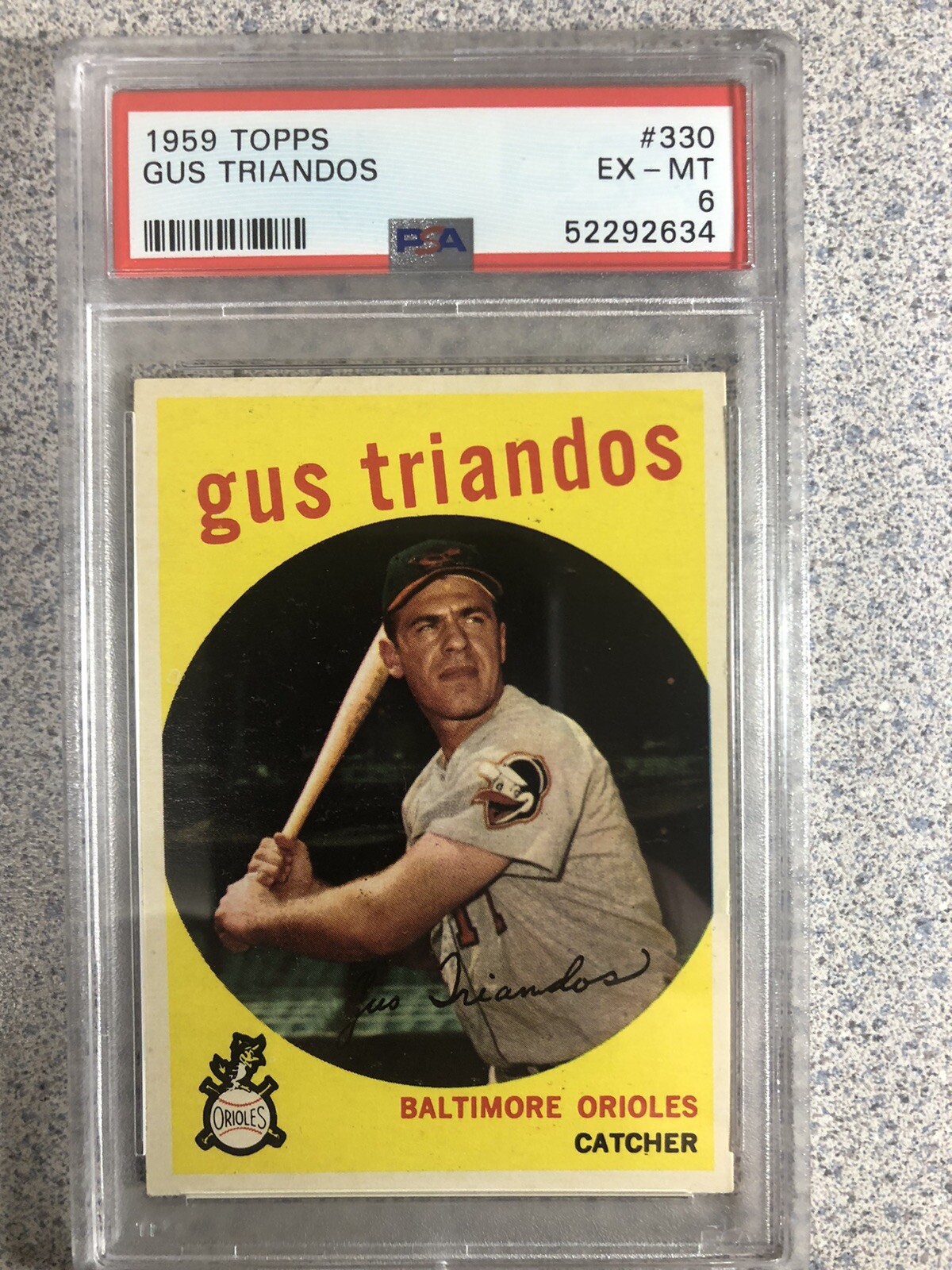 1959 Topps - #330 Gus Triandos for sale online | eBay