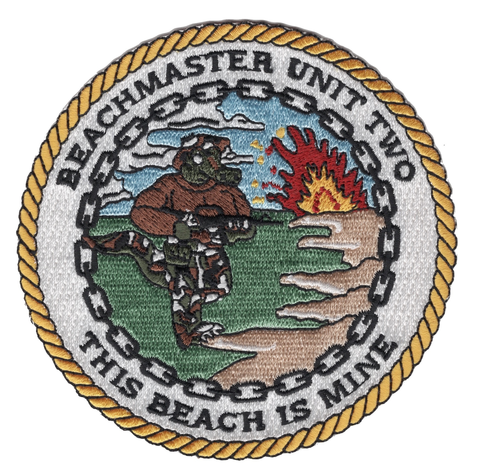 Beachmaster Unit Two Patch This Beach Is Mine | eBay