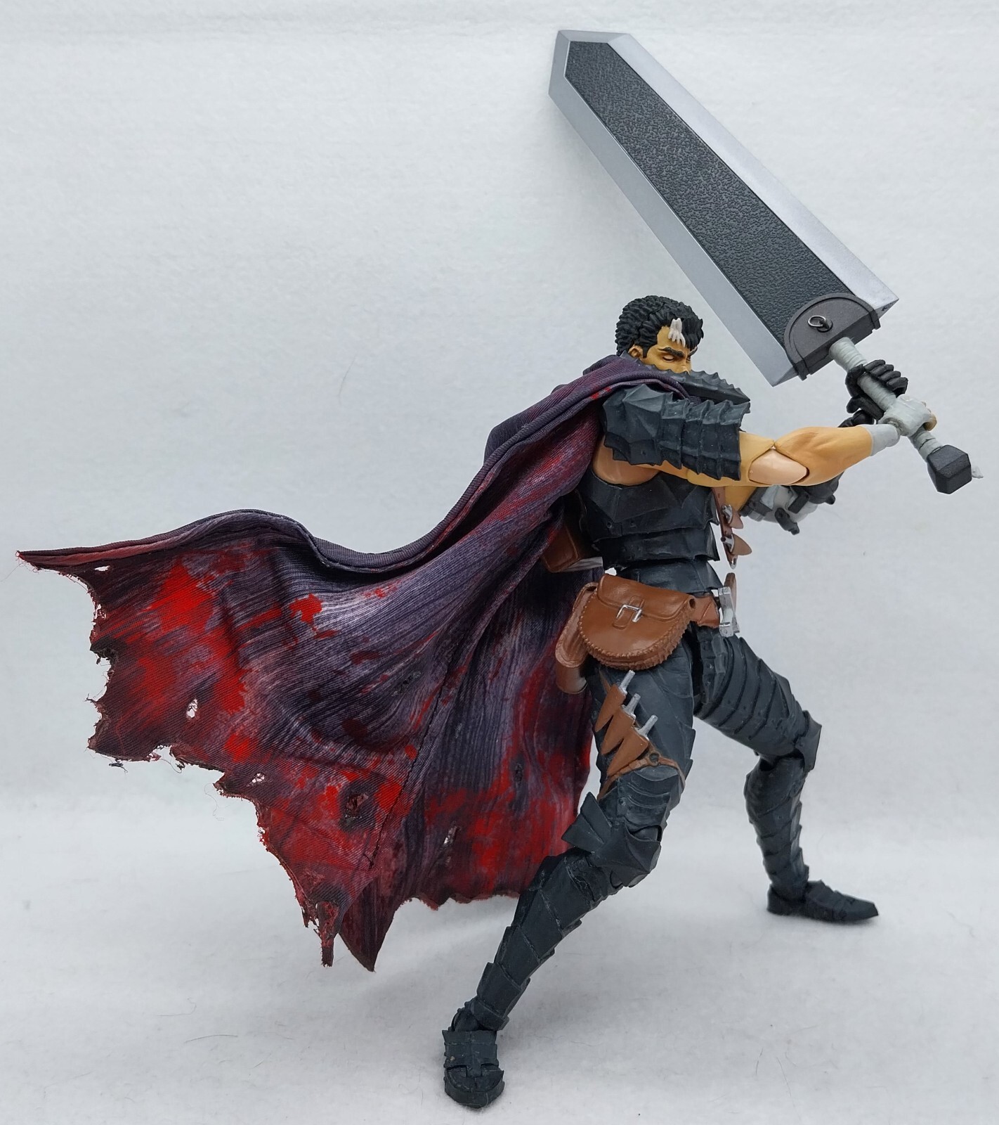 Bandai SHF Berserk Guts Dedicated Blood Ver. Wire Damage Black Cape | eBay