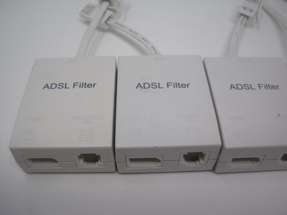 ADSL Microfilter BT Sky Micro Filter RJ11 Modem Telephone Broadband Set ...