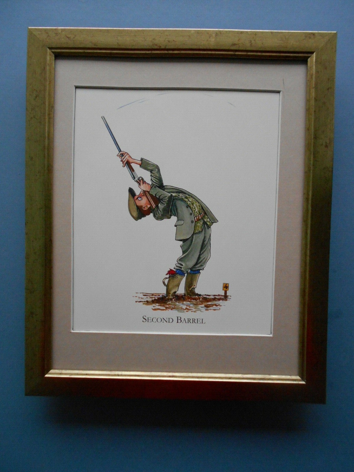 Bryn Parry Shooting print 'Second Barrel' FRAMED | eBay