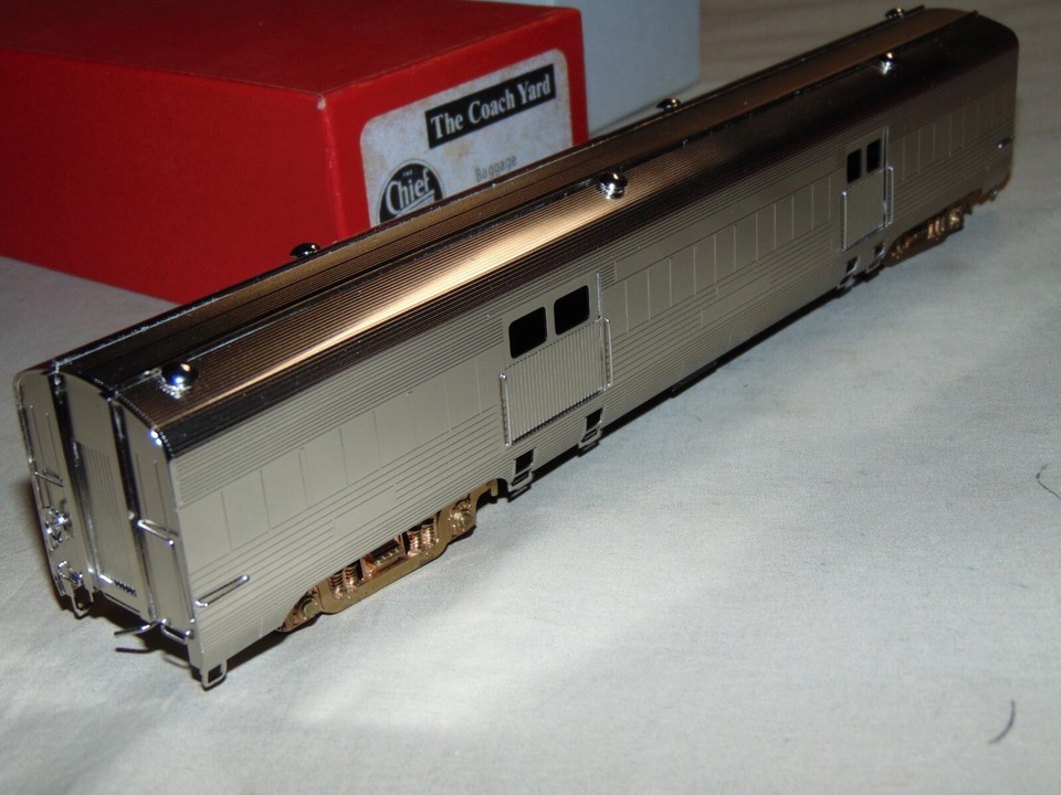 THE COACH YARD HO BRASS 3432-3452 SANTA FE CHIEF BAGGAGE CAR + BOX ...