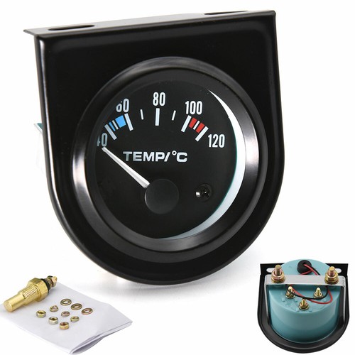 2'' 52mm Pointer White Digital LED Electronic Water Temp Temperature ...