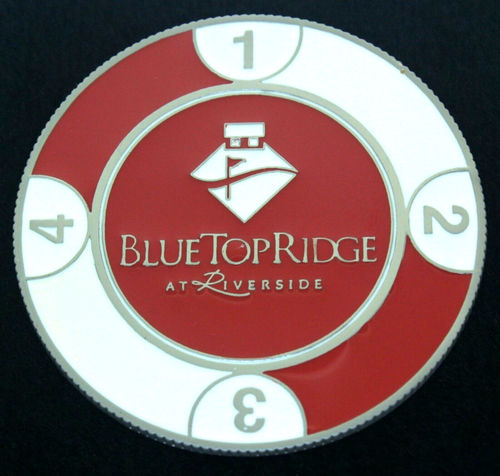 Blue Top Ridge Golf Course Riverside IOWA $5 Non-Gaming Challenge Coin ...