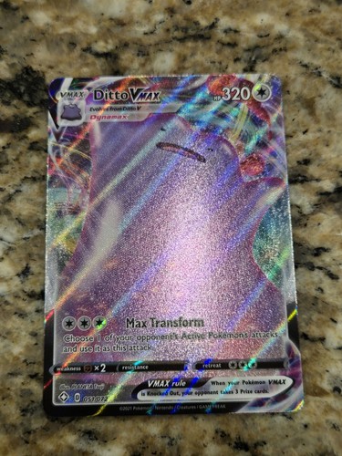 Ditto VMAX 051/072 Holo Ultra Rare Shinning Fates Pokémon Tcg Near mint ...