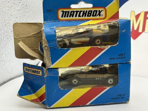 2 Matchbox MB7 & MB31 Mazda RX7 & IMSA Mazda 1982 1:58 | eBay