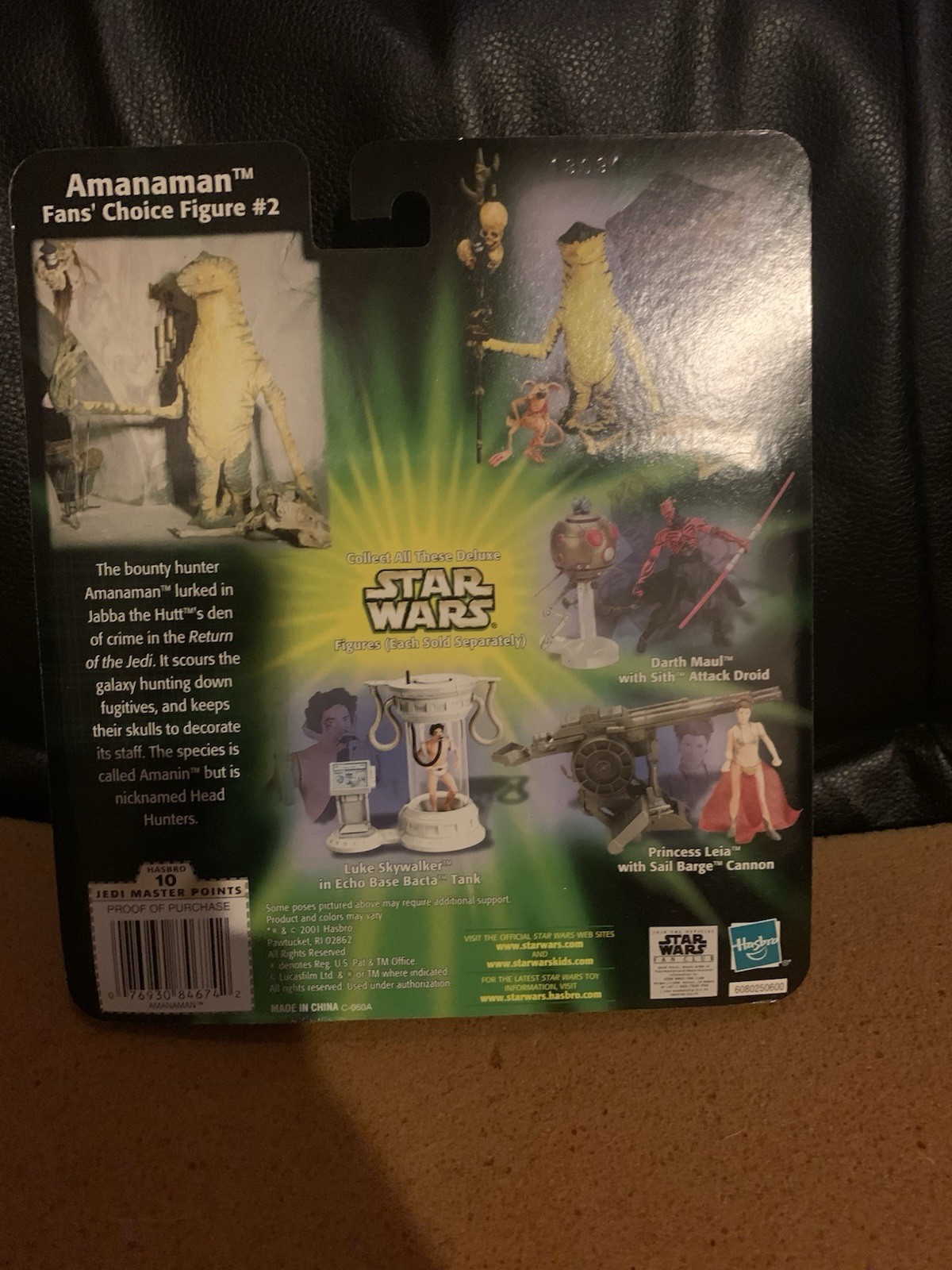 New In Box Star Wars Power Of The Jedi Amanaman With Salacious Crumb | eBay