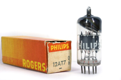 ONE 12AT7 PHILIPS ROGERS NOS CANADA Tube Valvula Röhre Lampe Valve 진공관 ...