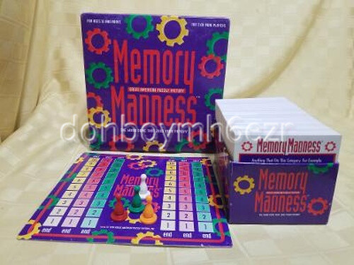Vintage 1994 Memory Madness Game Great American Puzzle Factory Games | eBay