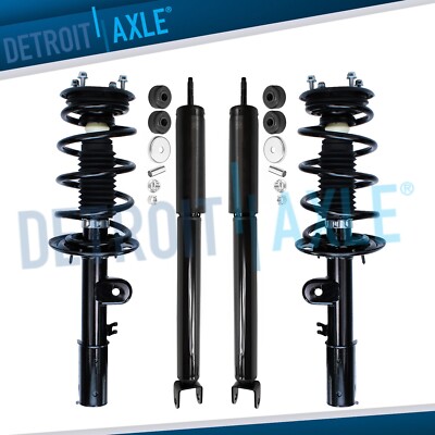 Front Struts & Coil Spring Rear Shock Absorbers Kit for 2013-2019 Ford ...
