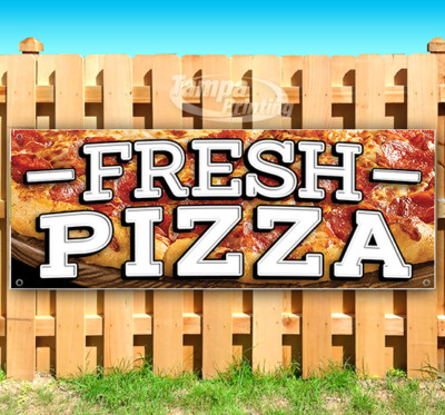FRESH PIZZA Advertising Vinyl Banner Flag Sign Many Sizes CARNIVAL FAIR ...
