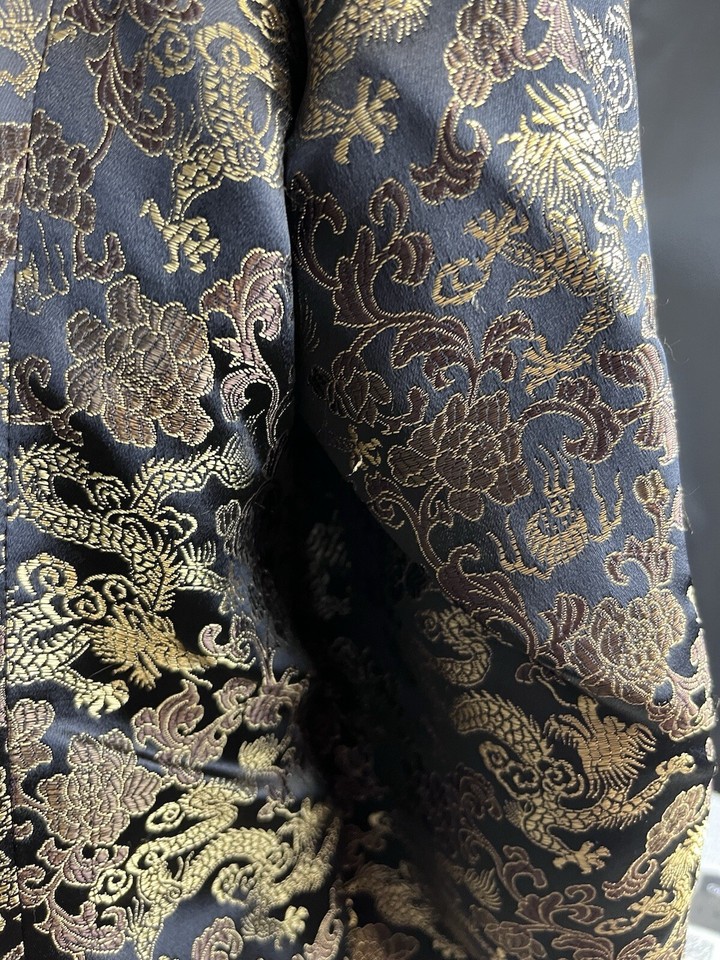 Griffin Melbourne Men’s Custom Design Size Medium Dragon Pattern Blazer ...