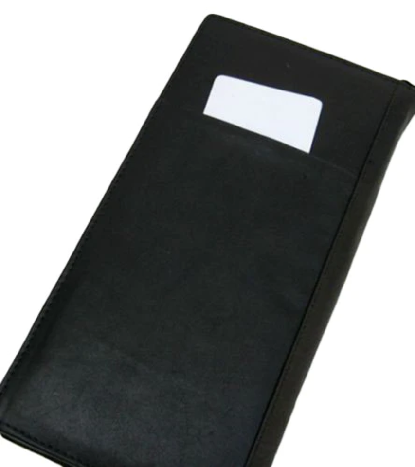 RFID Blocking Leather Travel Wallet Passport Air Ticket Organizer | eBay