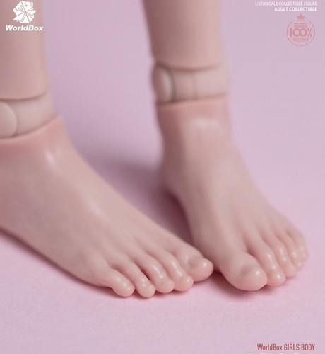 1/6 female body plump leg Worldbox AT202 Pale Durable Figure for hot ...