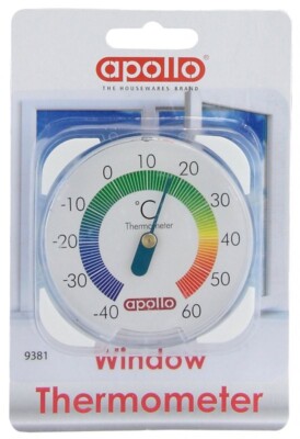 Apollo Window Thermometer To Check Accurate Temperature Outside ...