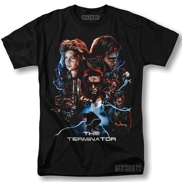 Terminator Shirt Graphic Movie Classic Retro Vntg Graphic Design T ...