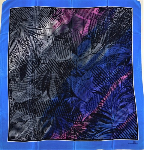 Scarf 100% Pure Silk Vintage Woman Manlio Bonetti (169) 82cm x 86cm | eBay