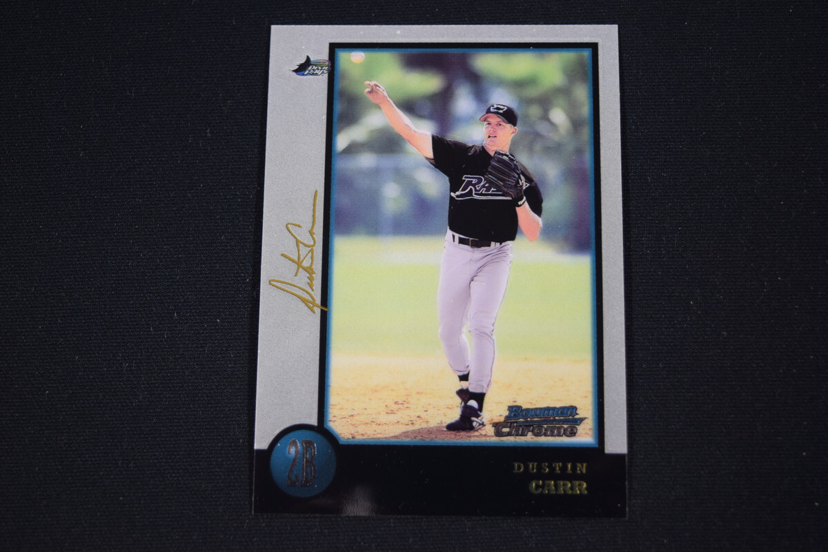 Dustin Carr 1998 Bowman Chrome #217 Golden Anniversary Parallel /50 | eBay