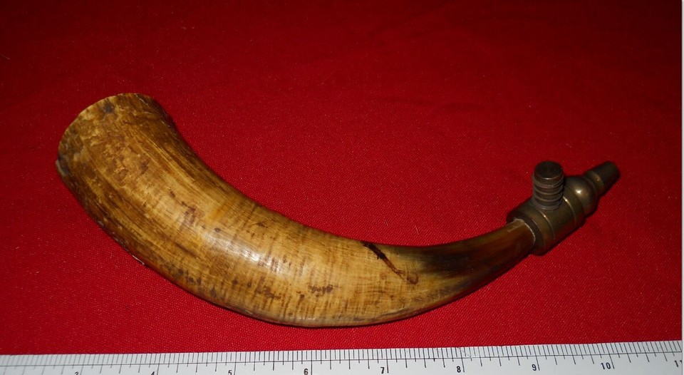 ANTIQUE NATURAL POWDER HORN , EMPTY | eBay