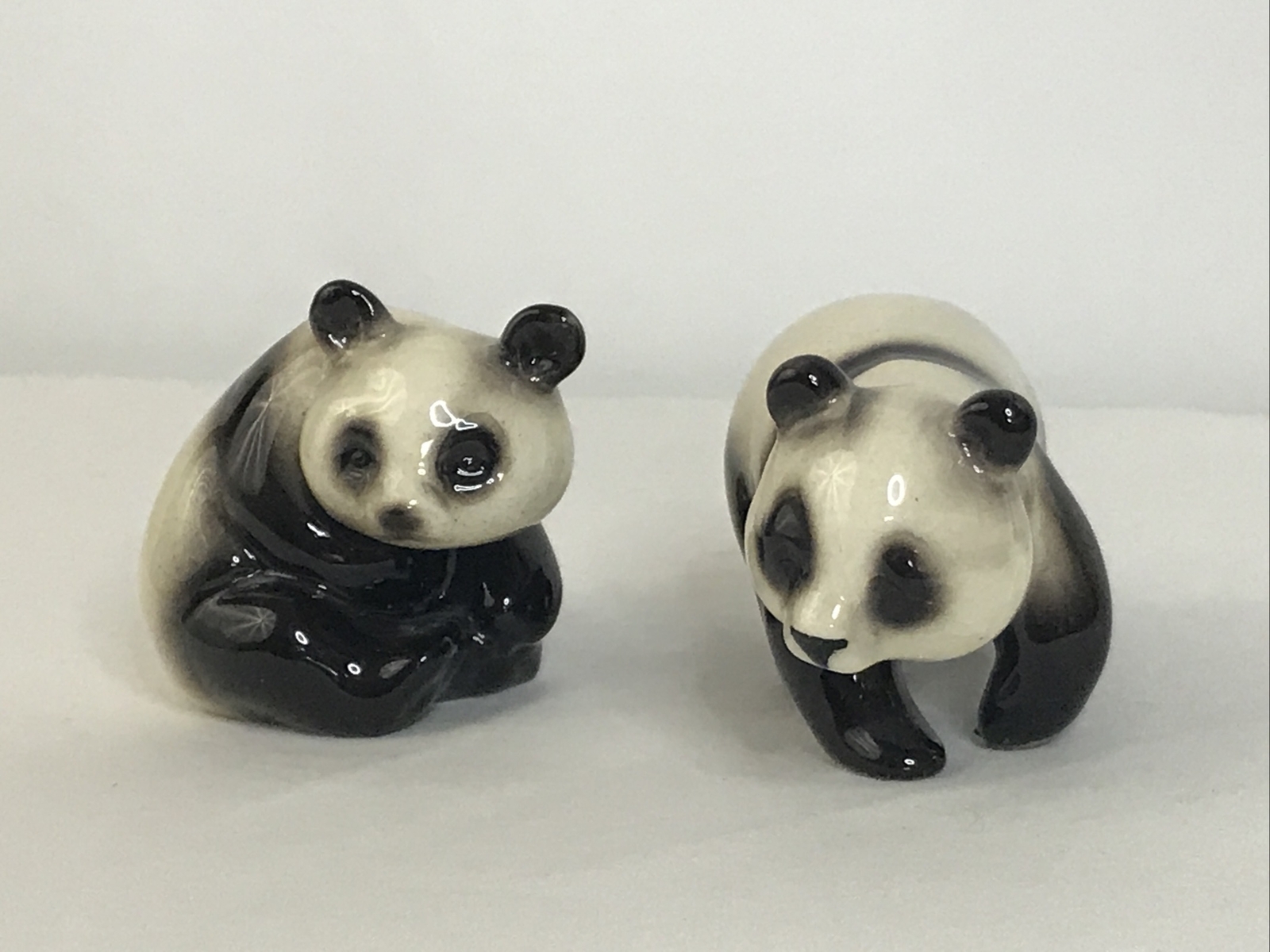 Vintage Goebel W Germany Panda Bear Figurines Set Of 2 | eBay
