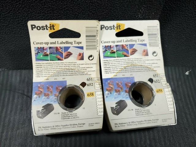 POST-IT 658H-S POST IT LABELING & COVER UP 25mm-2.50m x for sale online ...