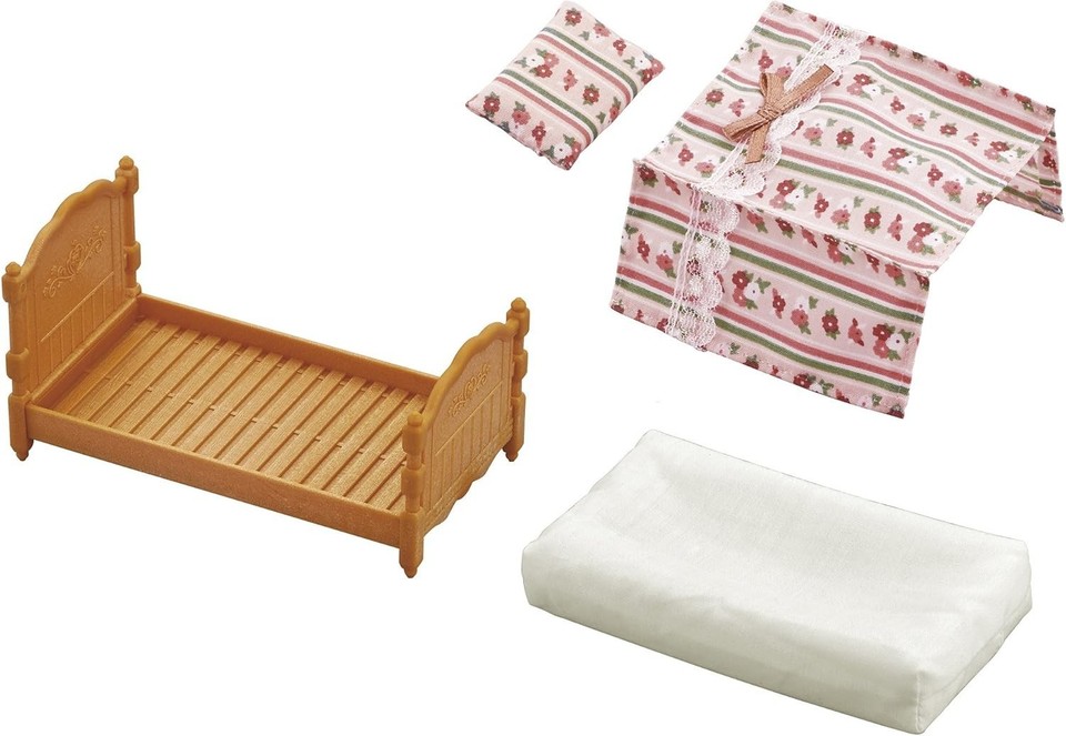 Calico Critters Single Bed Set KA-523 Dollhouse Epoch Sylvanian ...