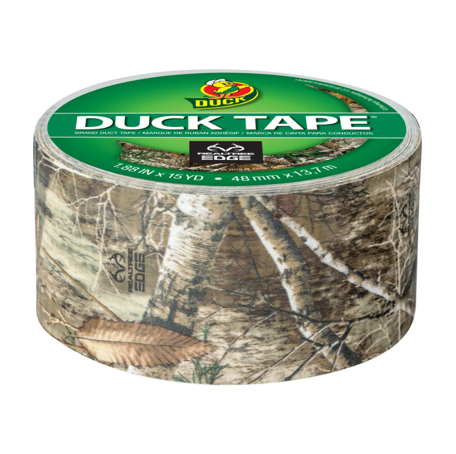 Realtree Edge Camo Duck Tape Brand Duct Tape, 1.88 in. x 15 yd., Camo ...