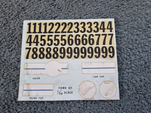 Cox Ford GT & Russkit #97 Spyder - 1/24 - Slot Car Decals - Unused | eBay