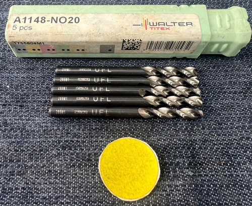 WALTER TITEX A1148-NO20 SCREW MACHINE DRILL BIT #20 LOT OF 5 | eBay