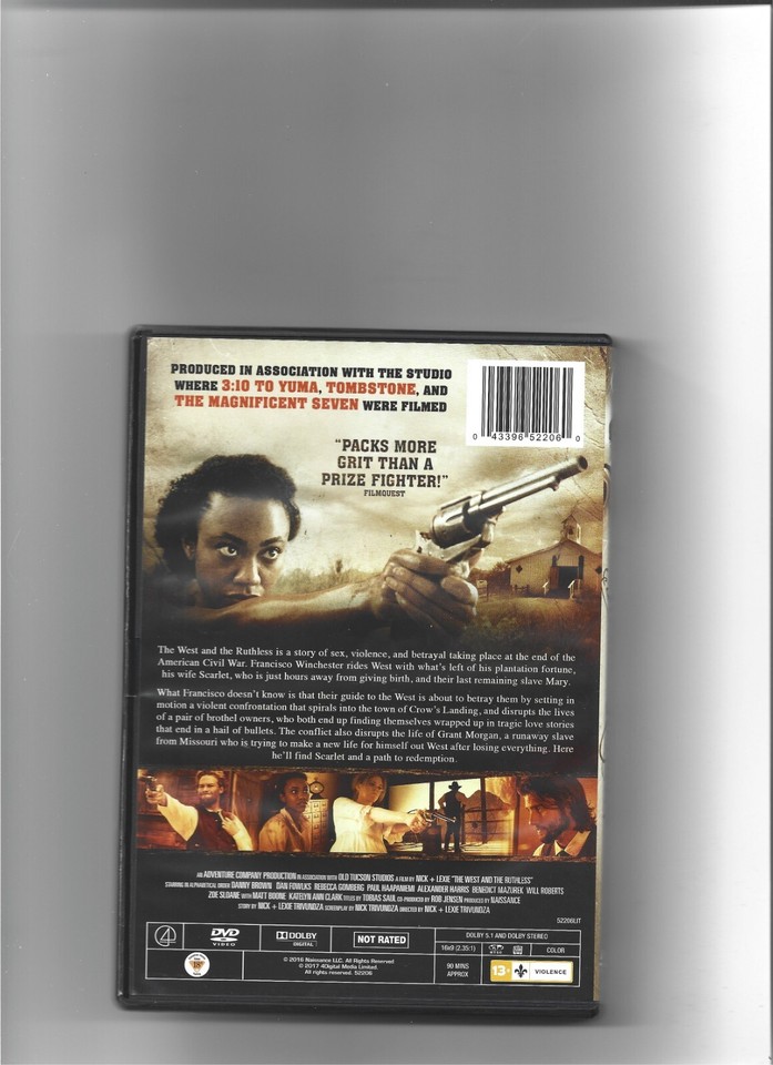 The West And The Ruthless (DVD) Danny Brown, Dan Fowlks, Rebecca ...