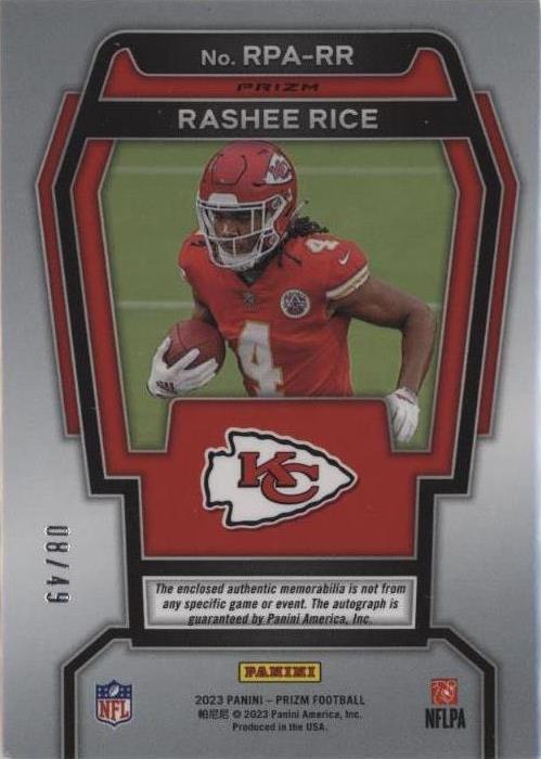 2023 Panini Prizm Rashee Rice #RPA-RR | eBay