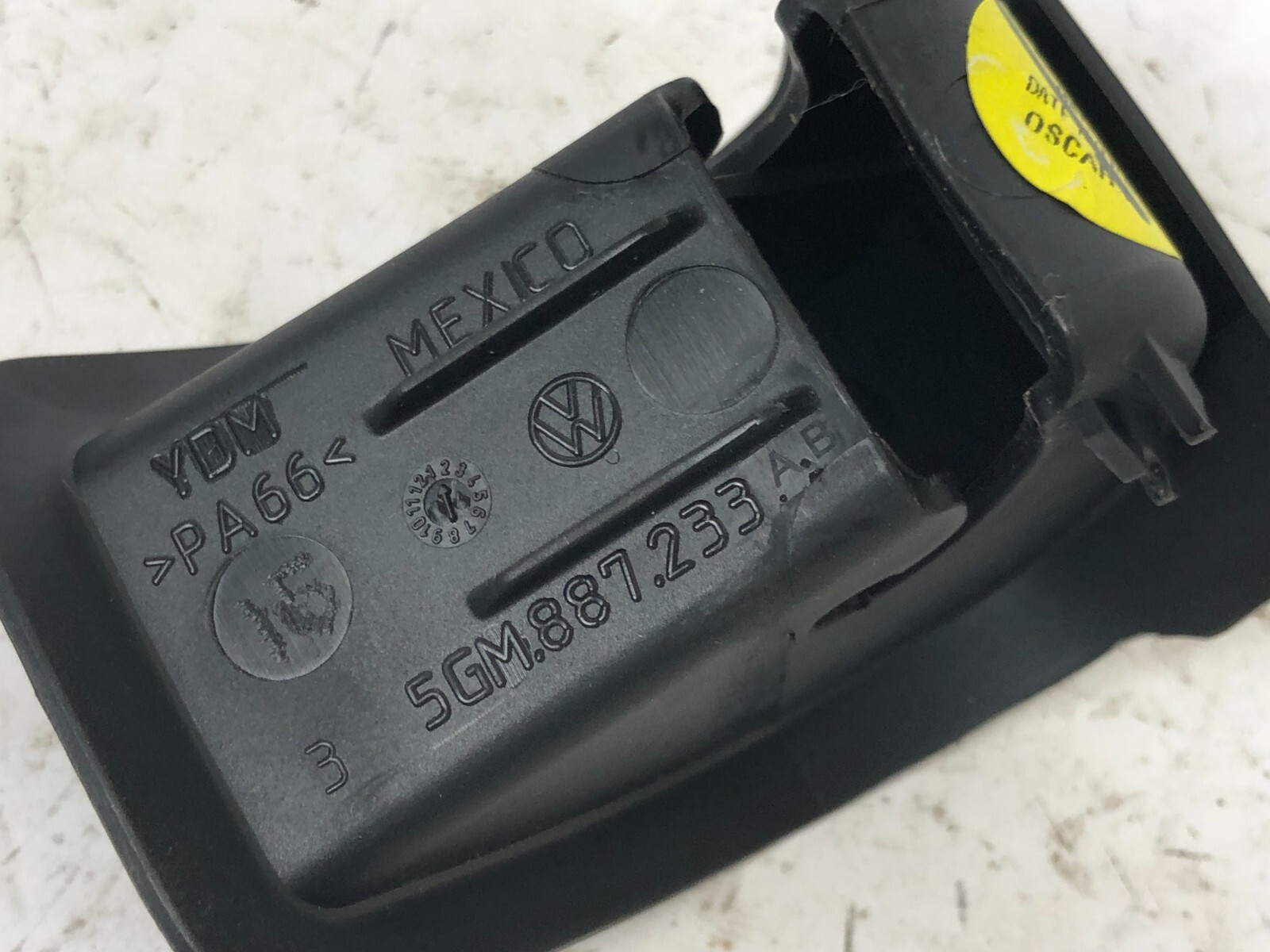 Volkswagen Golf Alltrack MK7 ISOFIX Rear Child Seat Safety Latch Trim ...