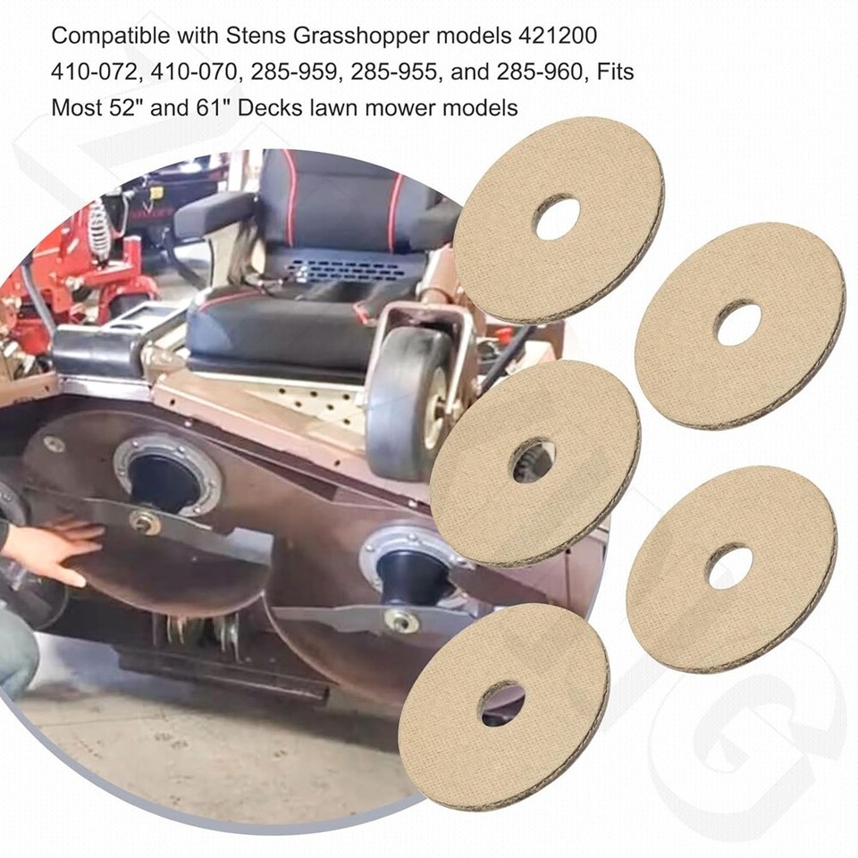REPLACEMENT 【SET OF 8】 HARD FIBER BLADE WASHERS FOR GRASS-HOPPER ...