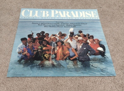 EX Cond. Vintage Club Paradise Movie Soundtrack Promo Poster Flat ...