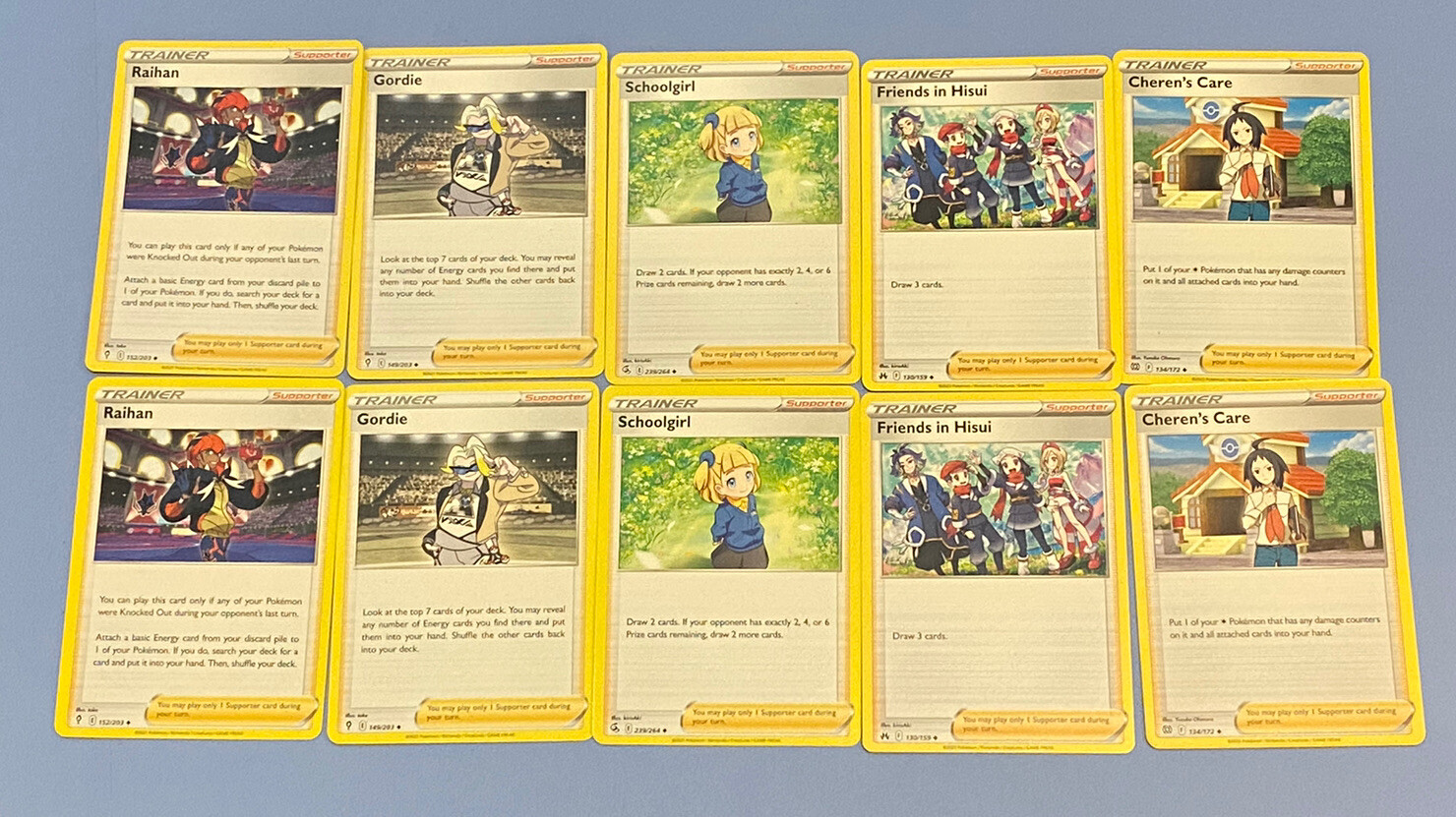 10 Pokémon Trainer cards authentic supporter -Random lot of 10 ☆Mint ...