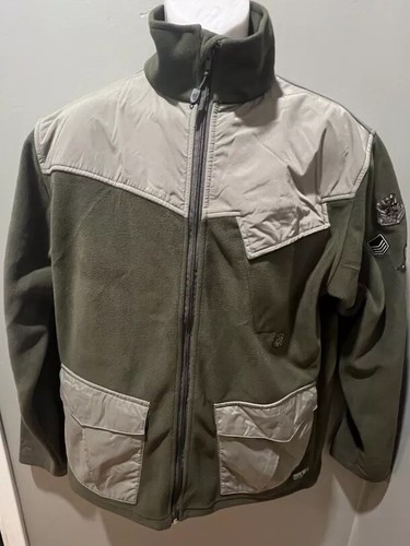 Quicksilver Quick tech Windproof Olive Green Embroidered Jacket Large ...