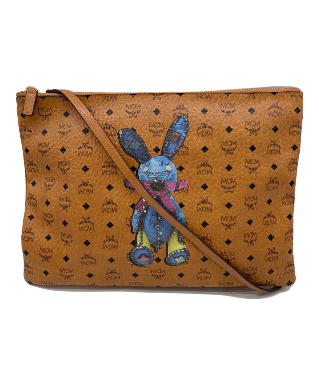 MCM Brown 2-Way Bag with Iconic Design - Convertible … - Gem