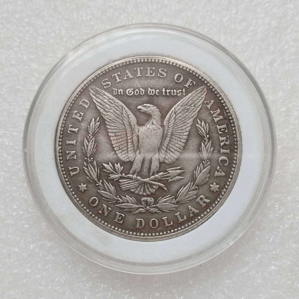 Antique Morgan Dollar Nickel HOBO COIN ENGRAVING ART Coin Eagle Back ...