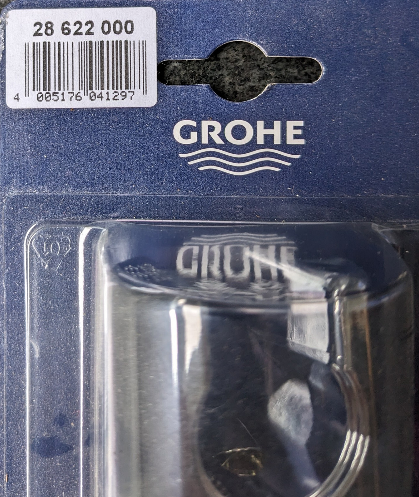 GROHE 28622000 Starlight Chrome Accessories Fixed Wall Mounted Personal ...