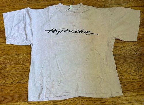 Vintage 1990s Hypercolor Generra T-Shirt Size S - Pinkish Surf Beach ...