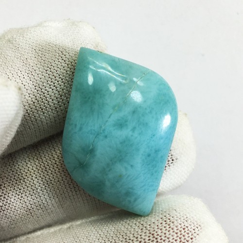 7.6g Larimar Gemstone Cabochon Atlantis Stone Blue Pectolite Gemstone ...
